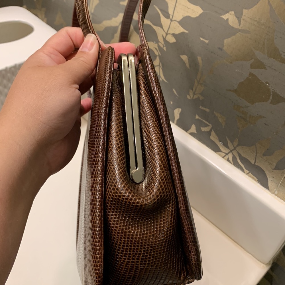 Genuine Lizard Skin Bag - Gem